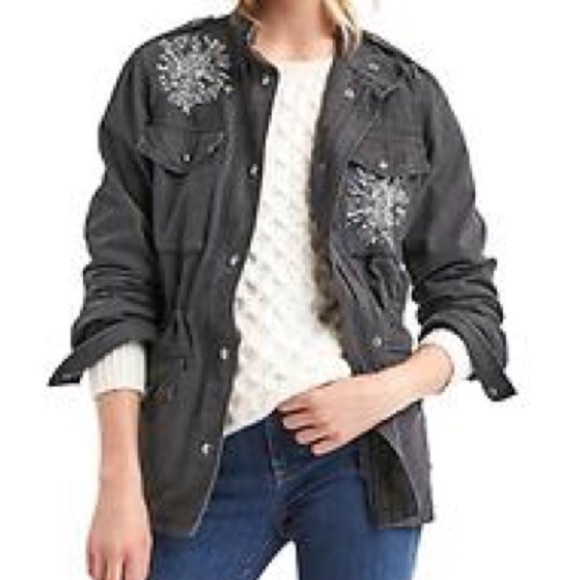 GAP | Jackets & Coats | Nwot Ladies Gap Military Style Utility Jacket ...
